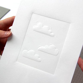 Blind Embossing with Lino