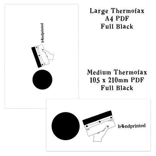 Custom Thermal Screen (Thermofax)