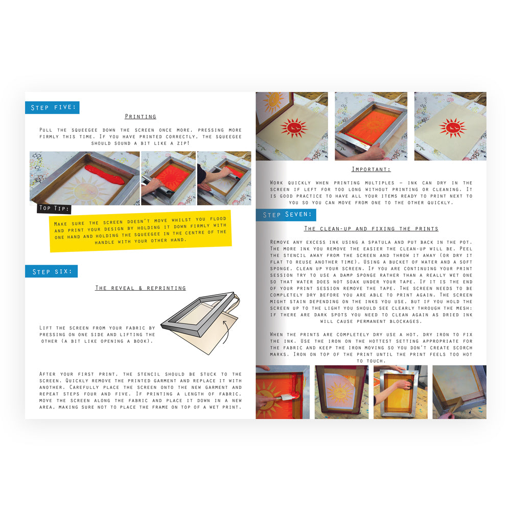 Handprinted’s Guide to Screen Printing onto Fabric